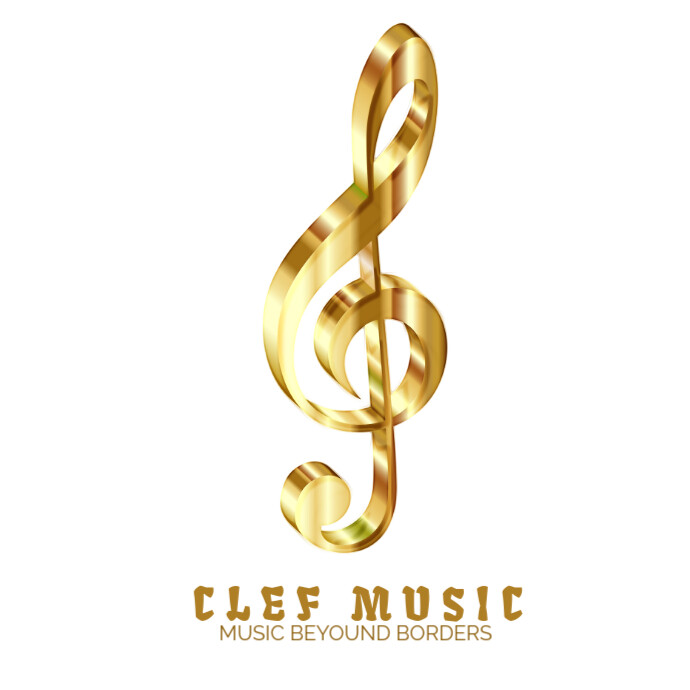 Copy of White Music Clef Logo | PosterMyWall