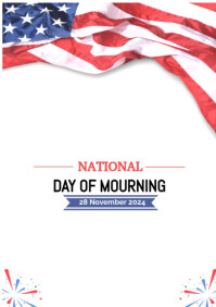 National day of mourning Template | PosterMyWall
