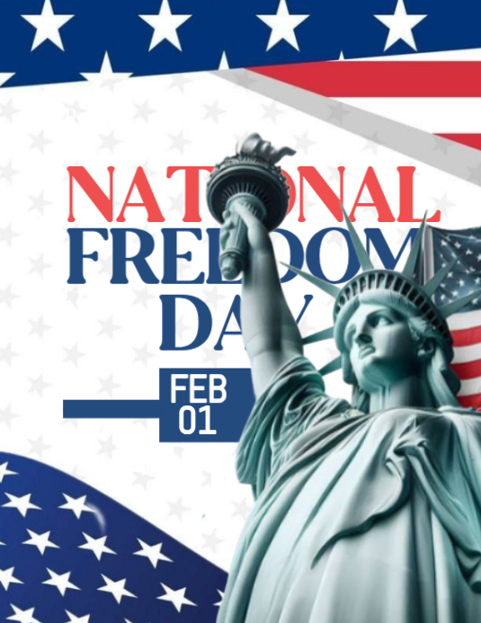 Plantilla de White National Freedom Day Celebration Flyer | PosterMyWall