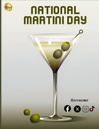 NATIONAL MARTINI DAY Template | PosterMyWall