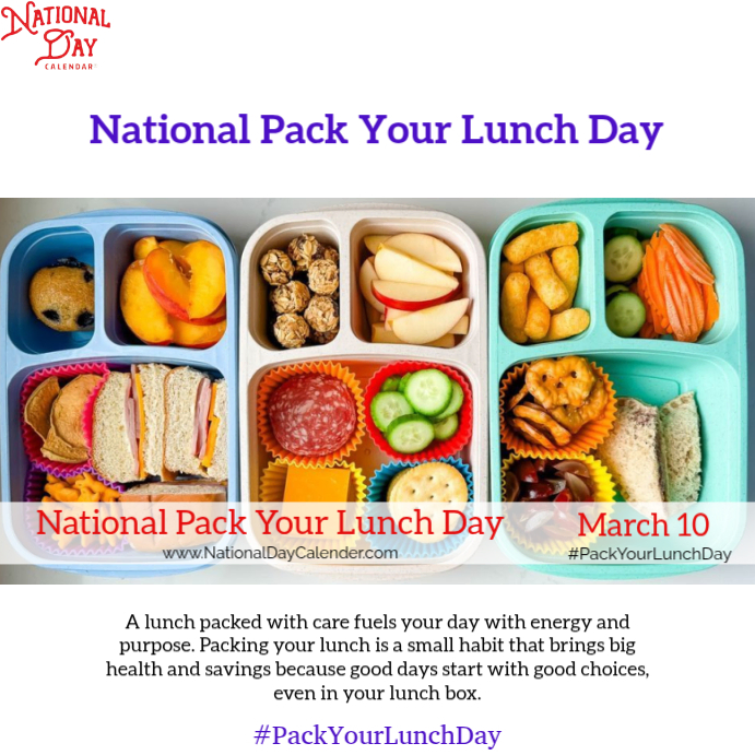 White National Pack Your Lunch Day Instagram Post Template | PosterMyWall