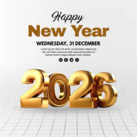 happy new year 2026 Template | PosterMyWall
