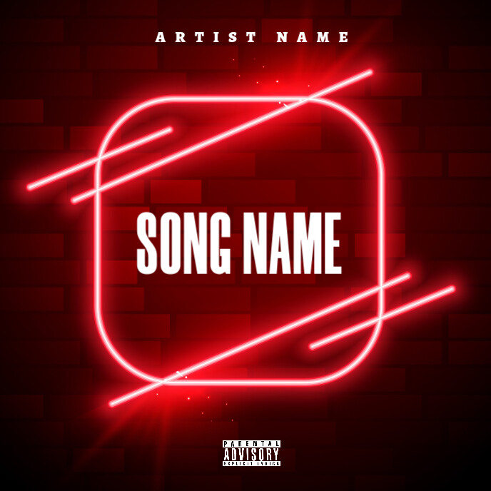 Copy of White Neon Mixtape Cover Album Cover | PosterMyWall