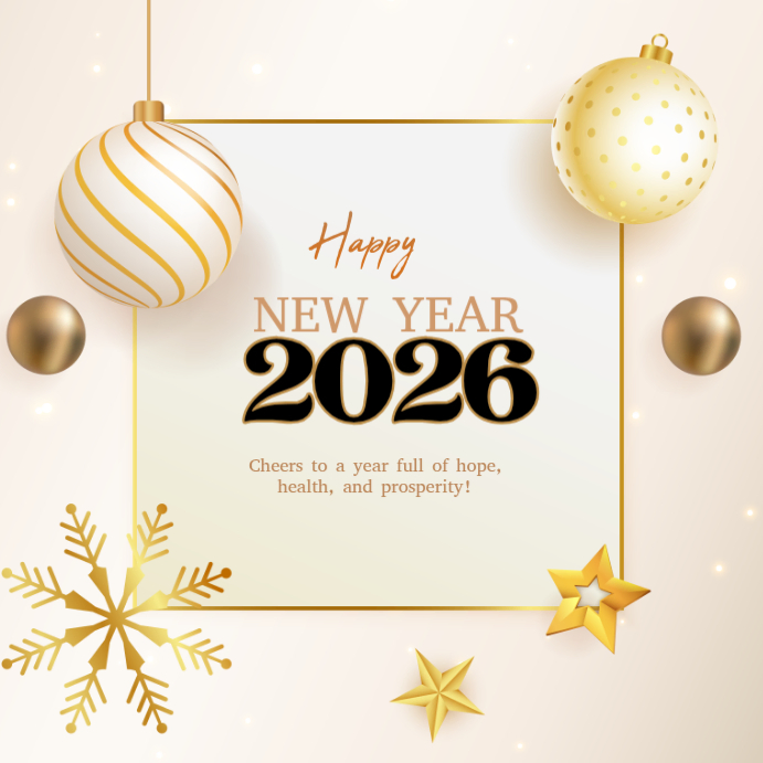 White New Year Post Instagram Post Template | PosterMyWall