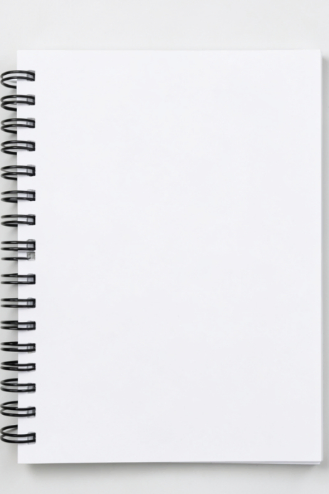 White Notebook Mockup Poster Template | PosterMyWall