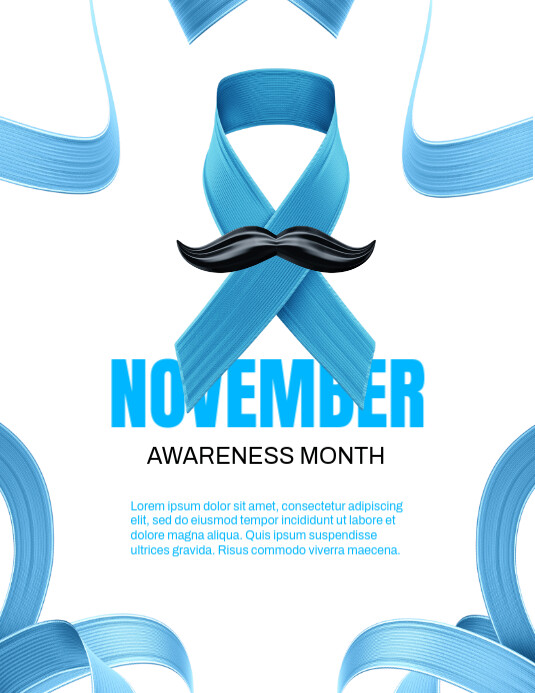 Copy of White November Awareness Month Flyer (us Letter) | PosterMyWall