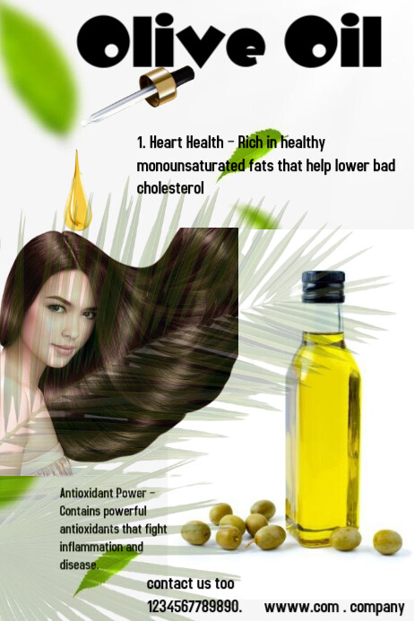Copy of White Oil Poster | PosterMyWall