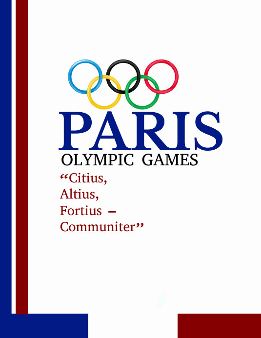 White Olympics Flyer (us Letter) Template | PosterMyWall