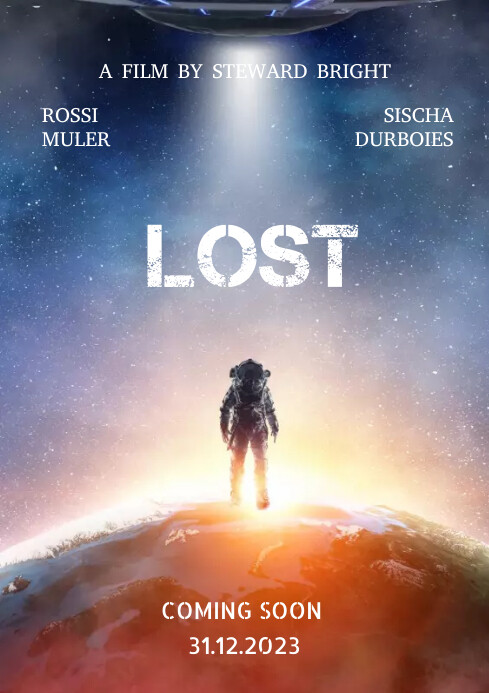 Copy of White orange film poster | PosterMyWall