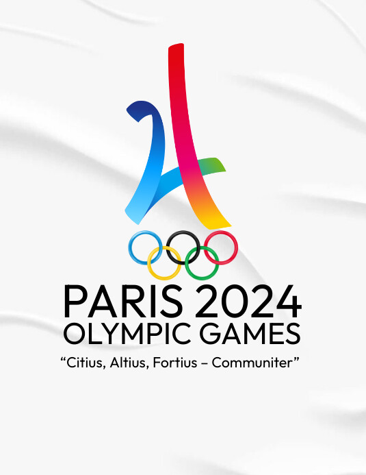 Copy of White Paris Olympics Flyer (us Letter) | PosterMyWall