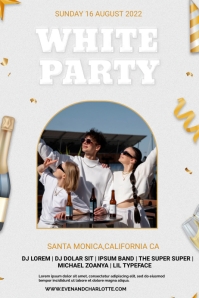 white party Template | PosterMyWall