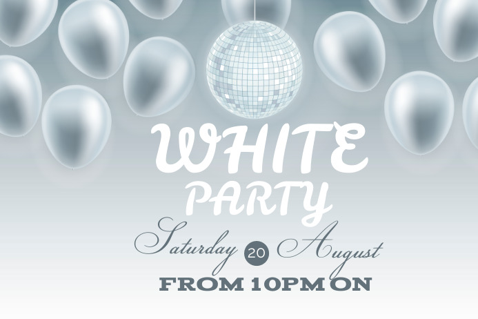 white party Template | PosterMyWall