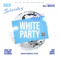 all white party Template | PosterMyWall