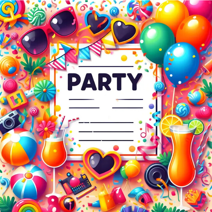 Copy of White Party Instagram Post | PosterMyWall