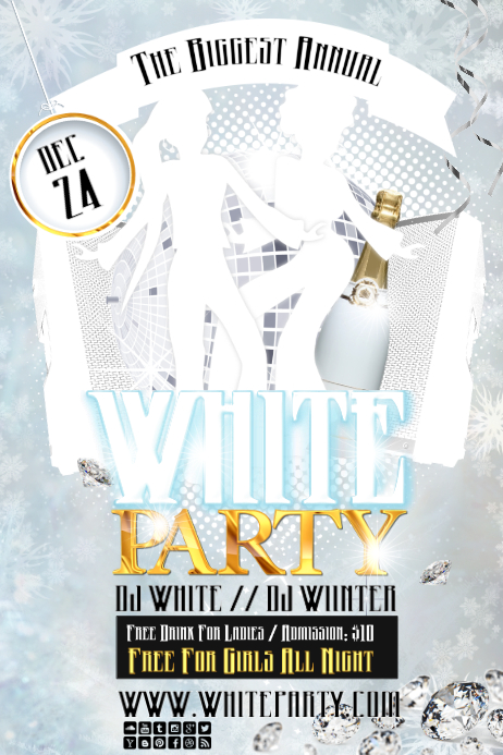 white party2 Template | PosterMyWall