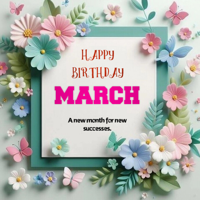 White Pastel Birthday Card Logo Template | PosterMyWall