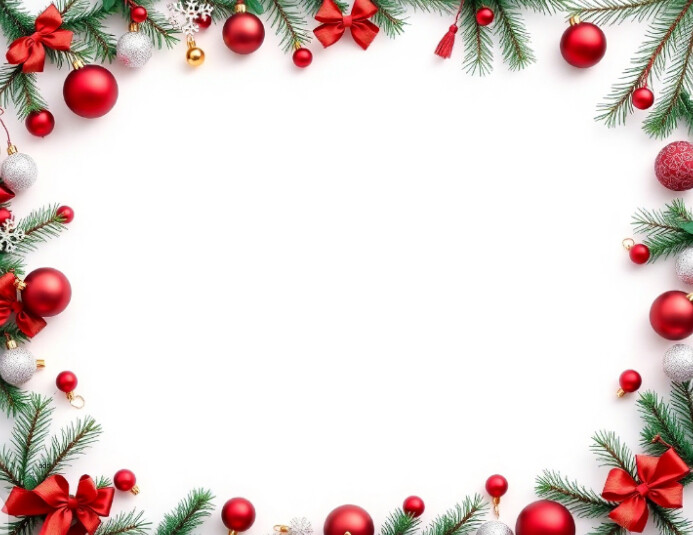 White Pastel Christmas Background Flyer (us Letter) Template | PosterMyWall