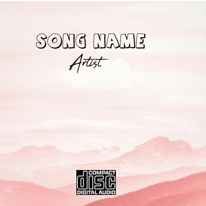 White Pastel Color Palette Album Cover Template | PosterMyWall