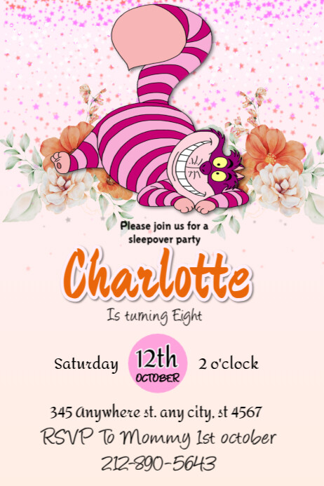 Copy of White Pastel Editable Kids Birthday Poster | PosterMyWall