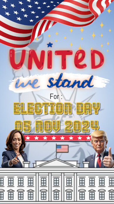 White Pastel Election Day Presidential Instagram Story Template ...