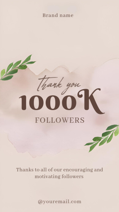 White Pastel Elegant Follower Milestone Celebration Instagram Story ...