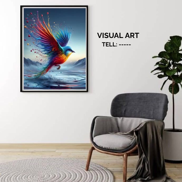 White Pastel Frame/frameless Art Instagram Po Template | PosterMyWall