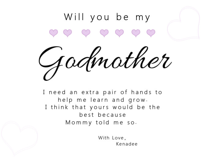 Copy of White Pastel Godmother Presentation | PosterMyWall