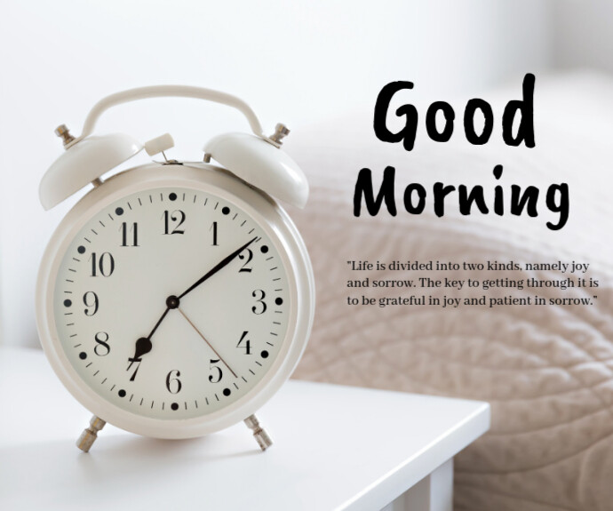 White Pastel Good Morning Have A Nice Day Medium Rectangle Template ...