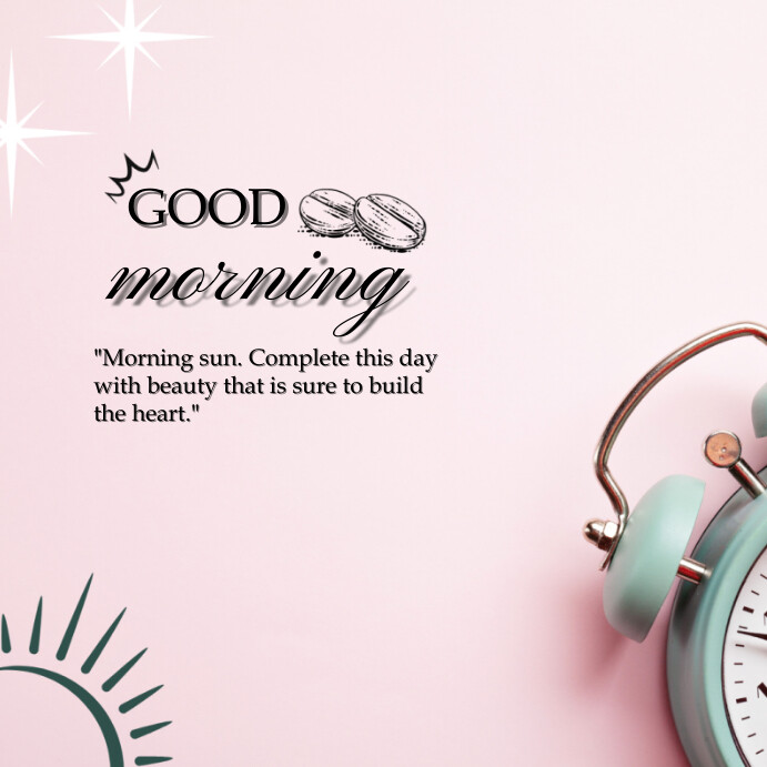 Copy of White Pastel Good Morning Instagram Post | PosterMyWall