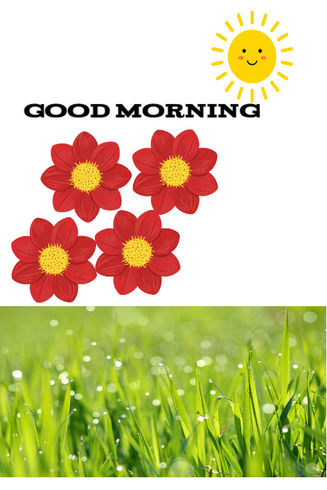 White Pastel Good Morning Poster Template | PosterMyWall