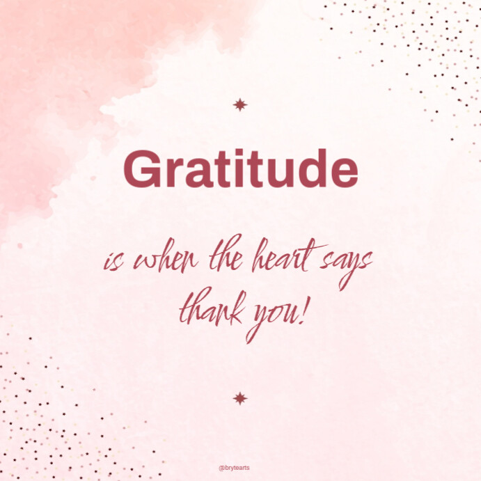 White Pastel Gratitude Instagram Post Template | PosterMyWall