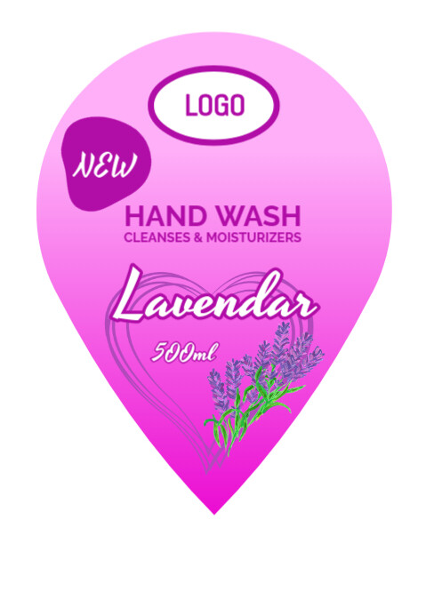 Copy of White Pastel Handwash Package Label Design A5 | PosterMyWall