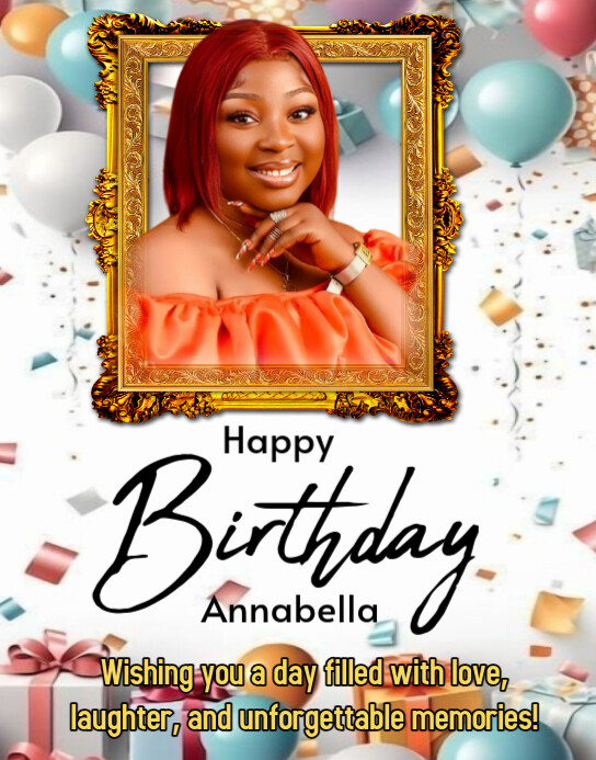 Copy of White Pastel Happy Birthday Poster/wallboard | PosterMyWall