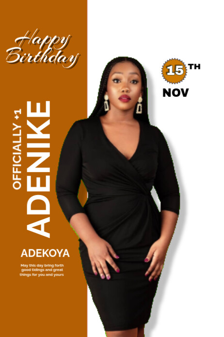 White Pastel Happy Birthday Templates Poster | PosterMyWall