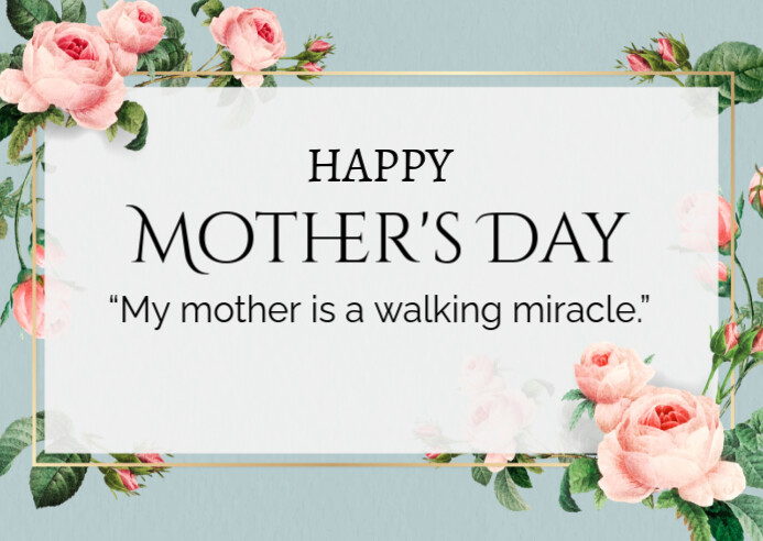 Copy of White Pastel Happy Mother's Day Celebration Wishes Templates ...