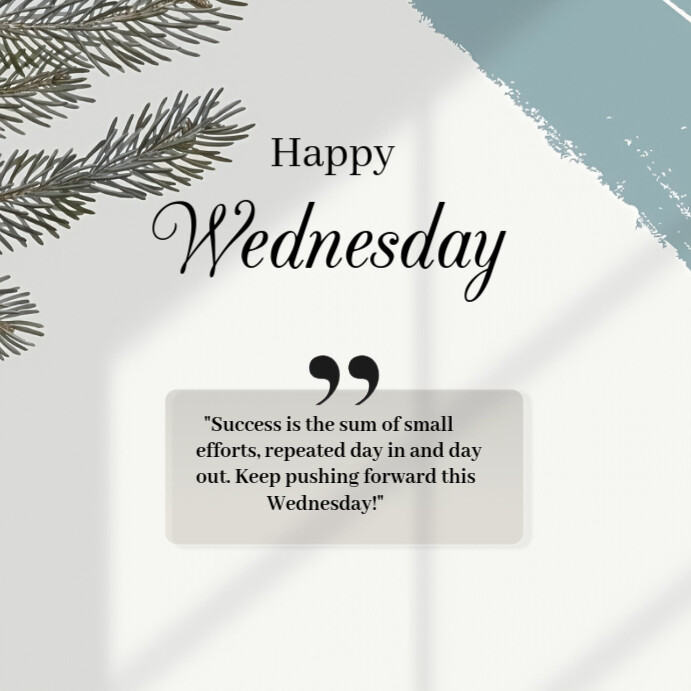 Copy of White Pastel Happy Wednesday Template Design Instagram Post ...