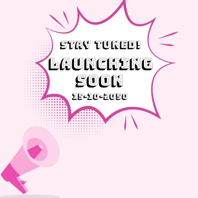 Copy of White Pastel Launching Soon Announcement Instagram Post ...