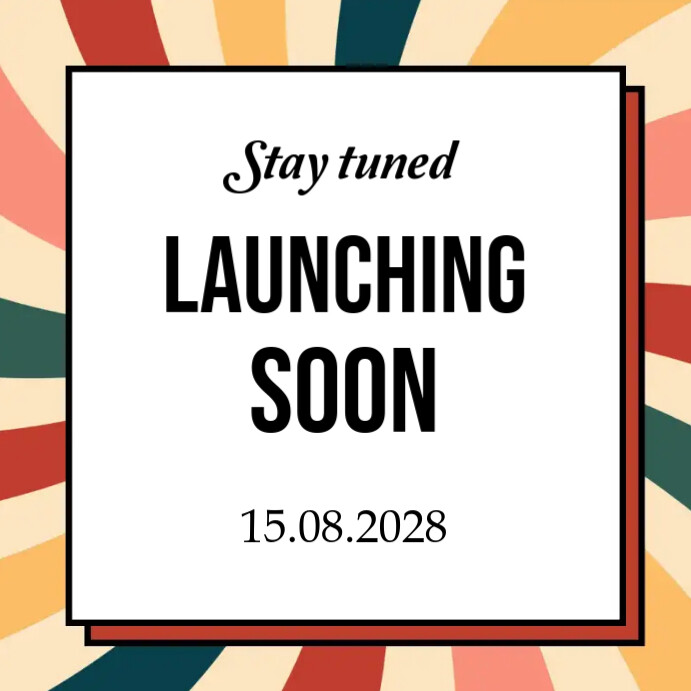 Copy of White Pastel Launching Soon Announcement Instagram Post ...