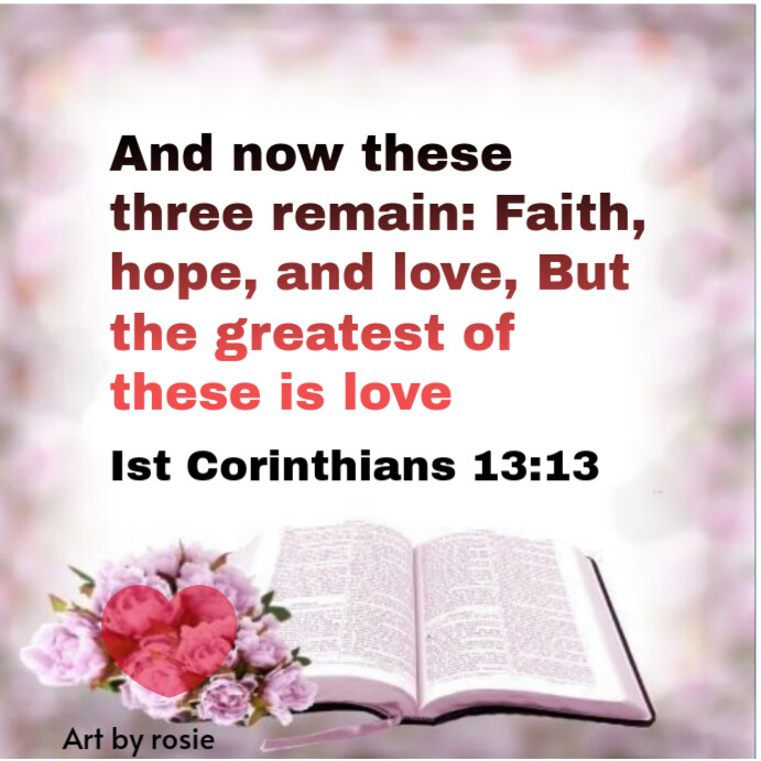 White Pastel Love Bible Quotation Design Template Instagram Post ...