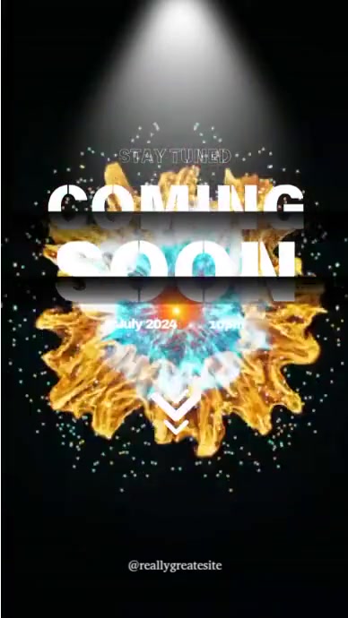 White Pastel Modern Dark Coming Soon Video Template – Countdown Teaser ...