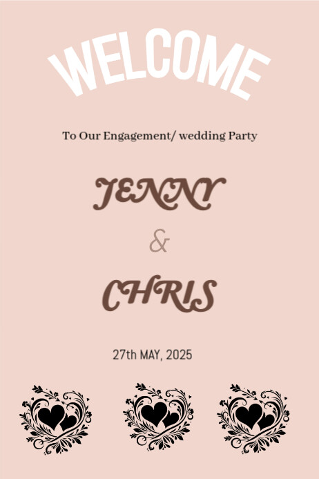 White Pastel Party Invitation Poster Poster Template | PosterMyWall