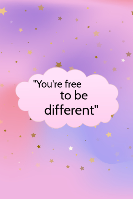 White Pastel Personal Quotes Poster Template | PosterMyWall