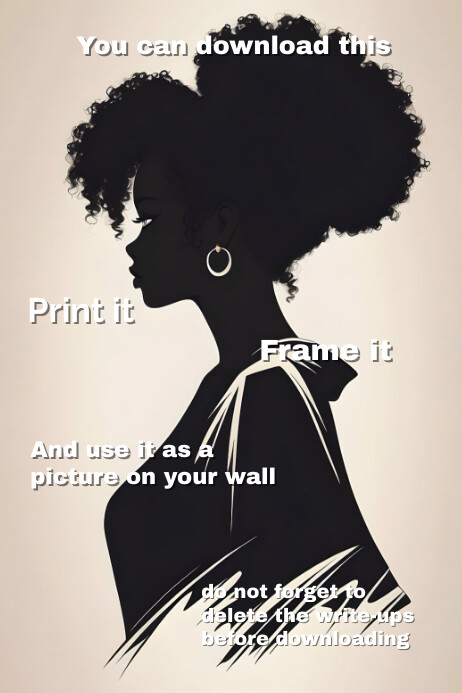 White Pastel Portrait Picture Poster Template | PosterMyWall