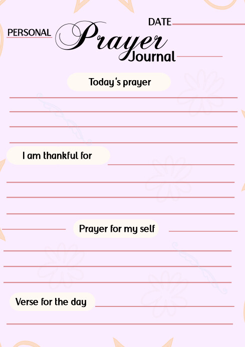 White Pastel Prayer A1 Template | PosterMyWall