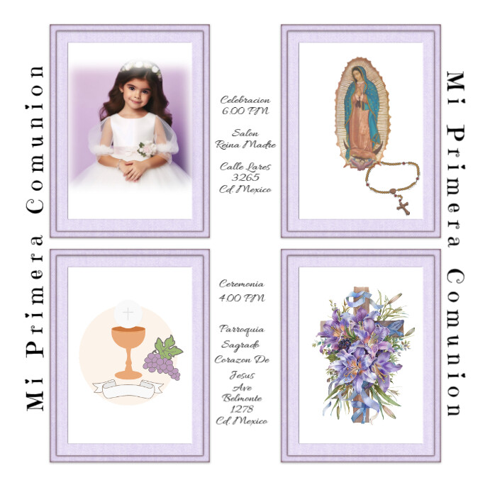 Pastel, Primera Comunión, First Communion, Catholic, Ceremonia, Bautizo ...