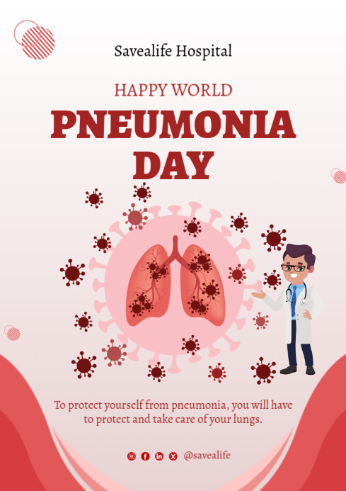 Copy of White Pastel Red And White Illustrative Modern Happy World ...