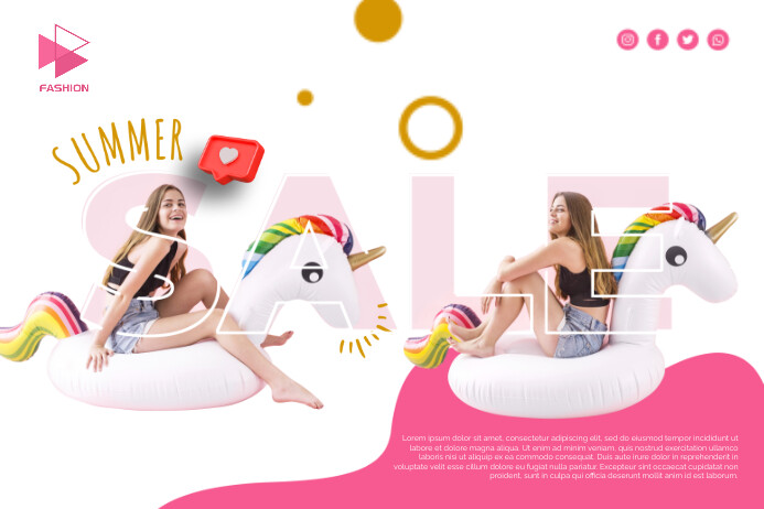 Copy of White Pastel SUMMER Sale Poster | PosterMyWall