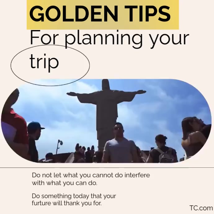 White Pastel Trips Instagram Post Template | PosterMyWall