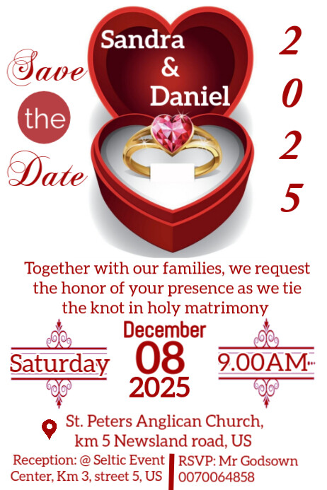 White Pastel Wedding Invitation Cards Design Template | PosterMyWall