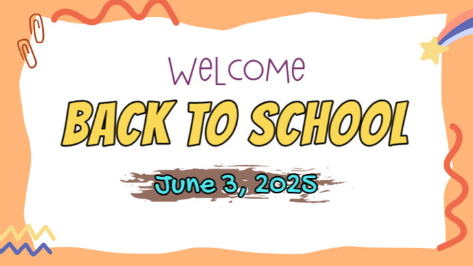 White Pastel Welcome Back To School Templates Presentation (16:9 ...